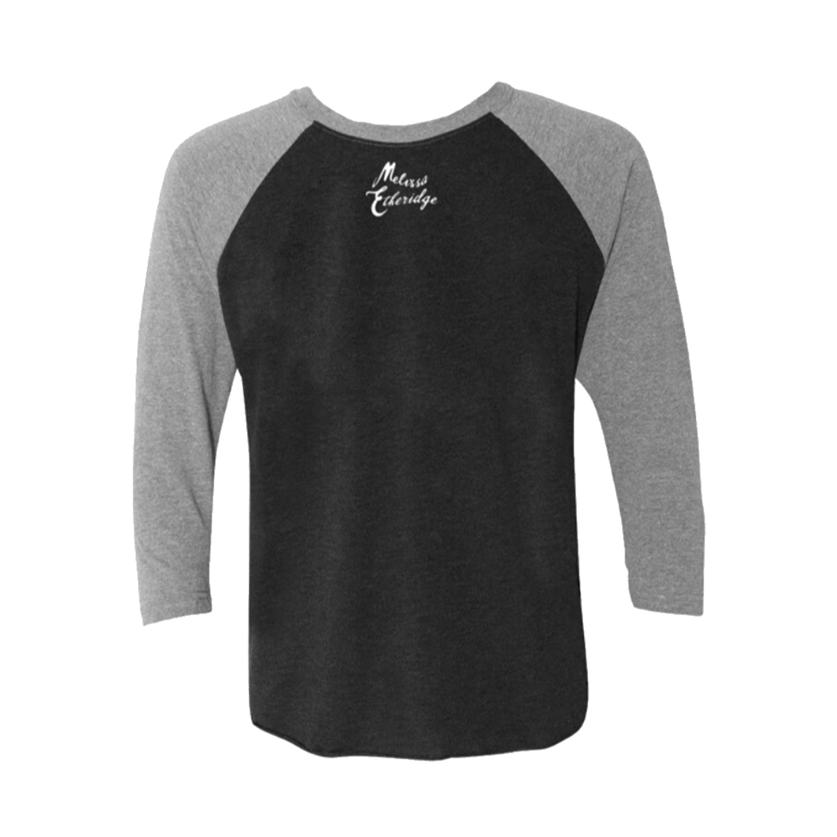 ME Guitar Photo Black / Grey Raglan – Melissa Etheridge